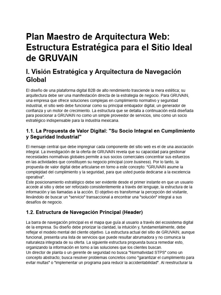 Estructura de Sitio Web Ideal | PDF | Blog | Posicionamiento en buscadores