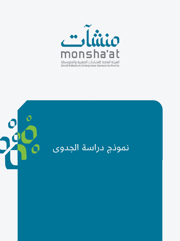 نموذج دراسة الجدوى (1) - نسخةddddddddddddd | PDF