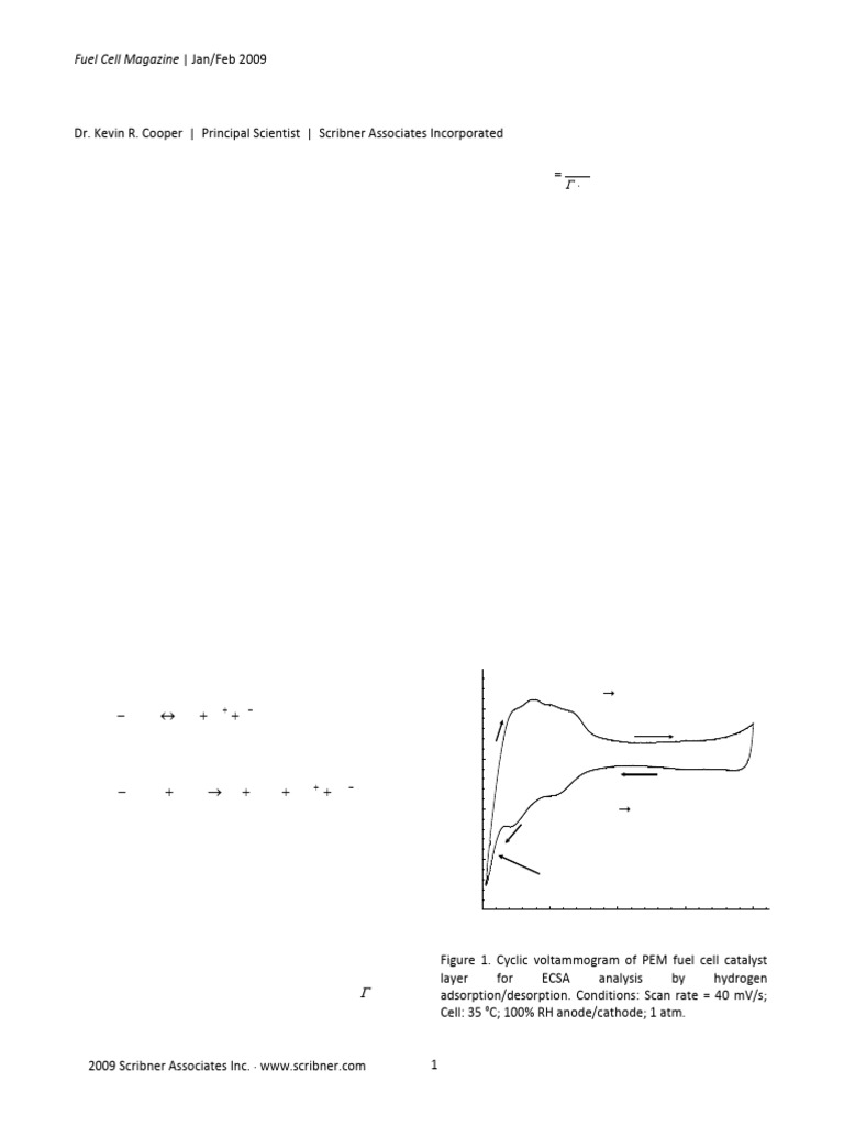 Scribner On ECSA Fuel Cell Magazine 2009 | PDF | Fuel Cell ...