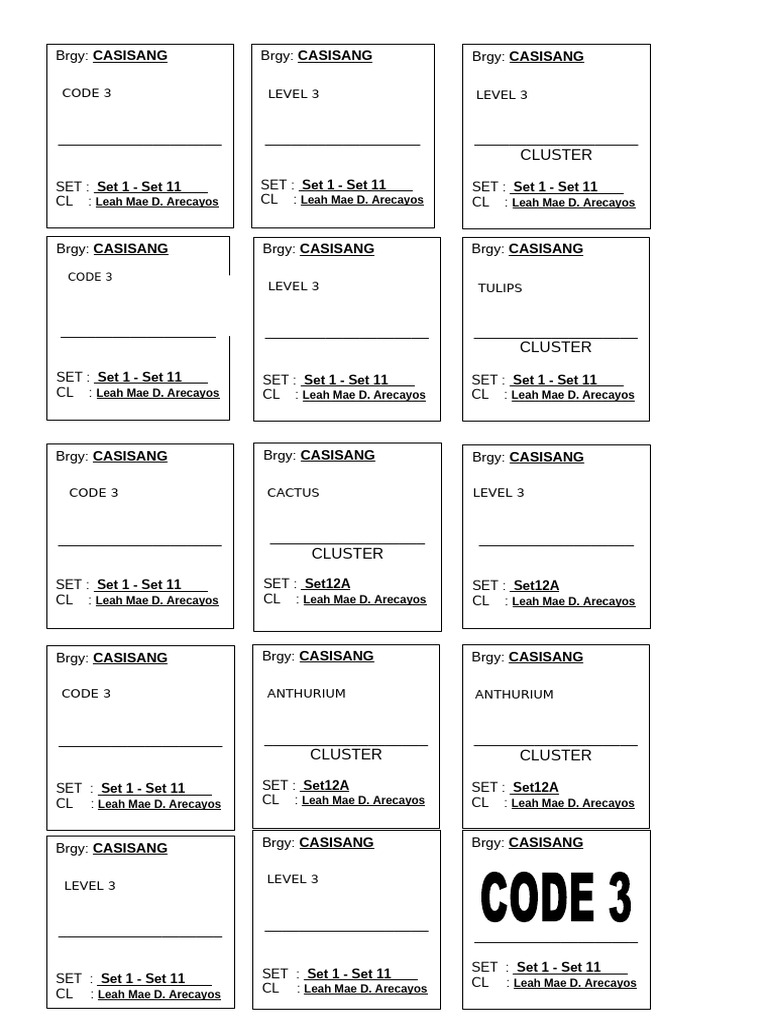 Green Folder Tabbing | PDF
