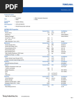 Polypropylene Material Properties Data Sheet | PDF | Strength Of ...