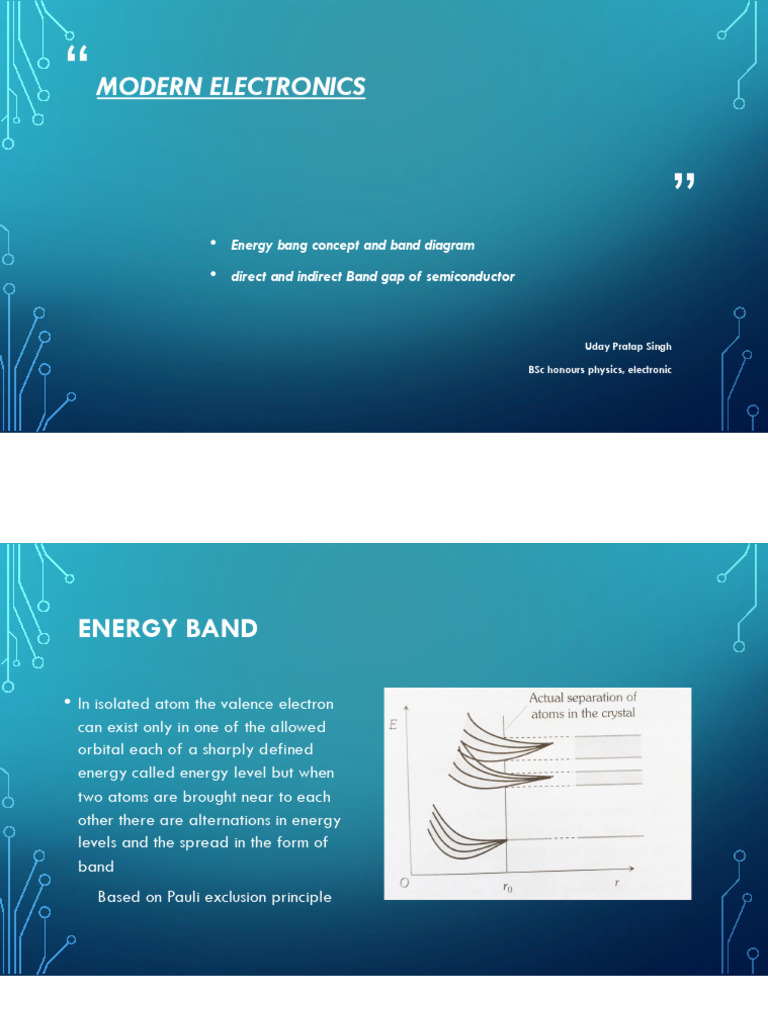 Electronic | PDF | Band Gap | Semiconductors