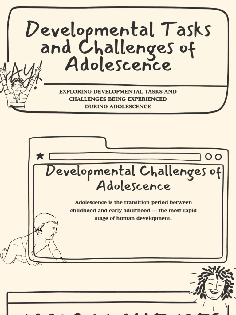 Developmental Tasks and Challenges of Adolescence | PDF