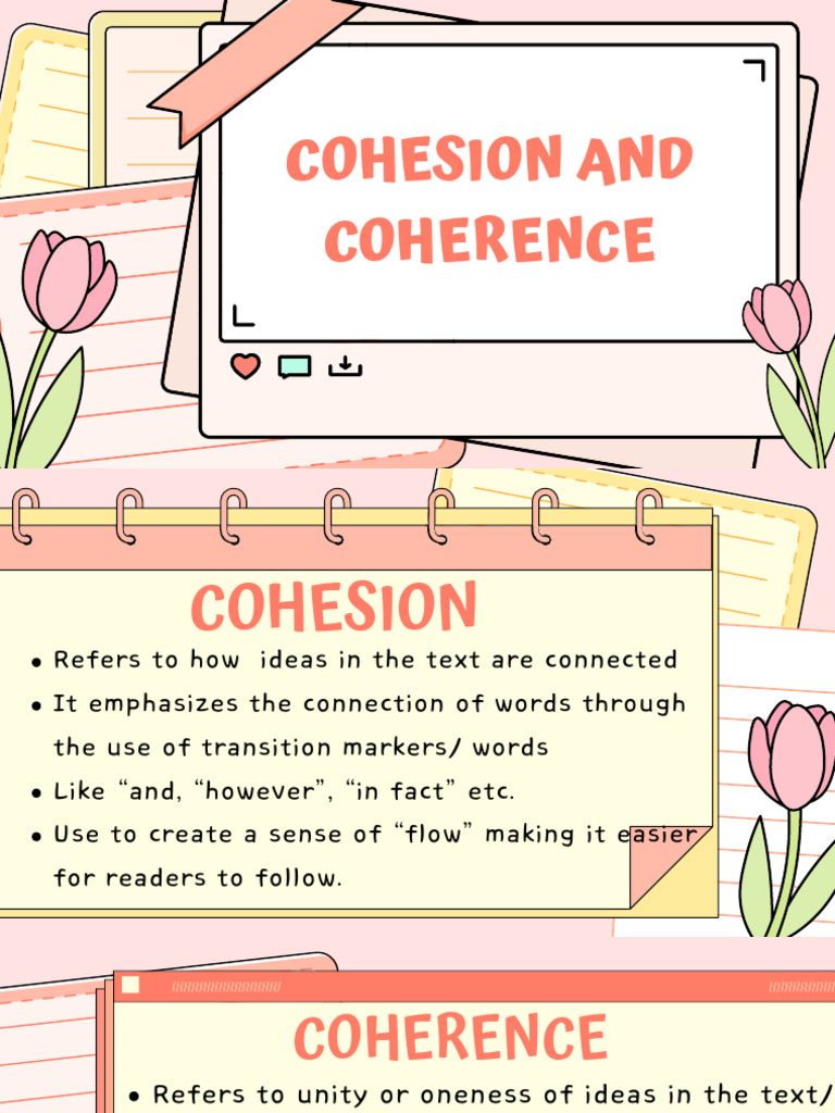 Coherence and Cohesion | PDF