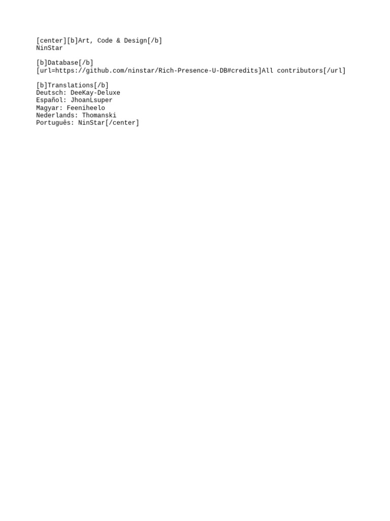 Credits | PDF