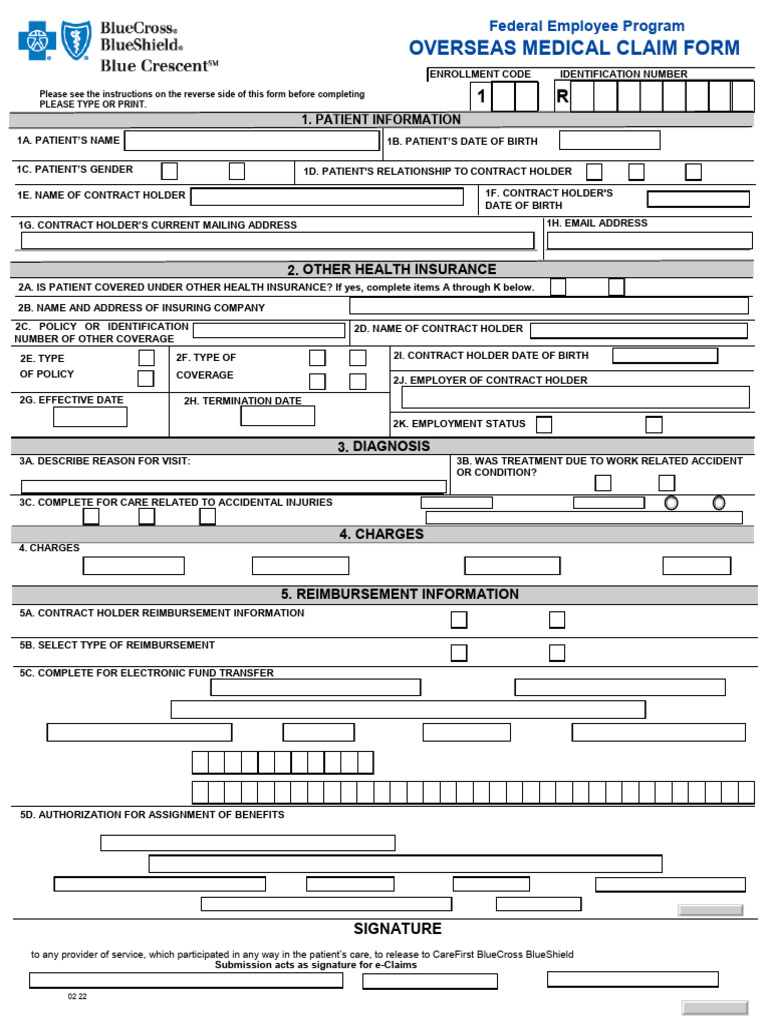 Overseas Medical Claim Form Guide | PDF