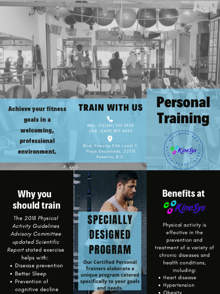 Personal Training Pamphlet | PDF | Dementia | Physical Fitness