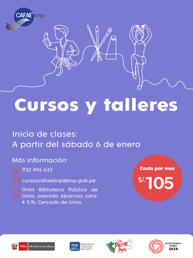 Cursos y Talleres Verano Cafae 2024 | PDF | Bancario