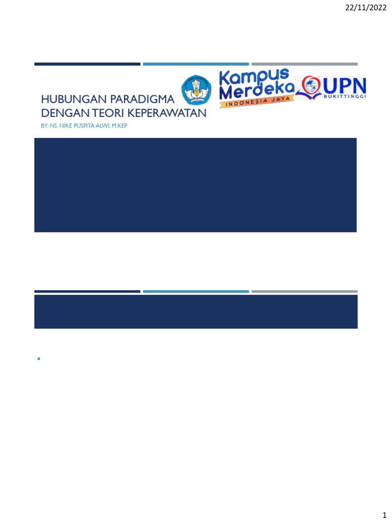 Hubungan ParadiGma Dengan Teori Keperawatan | PDF