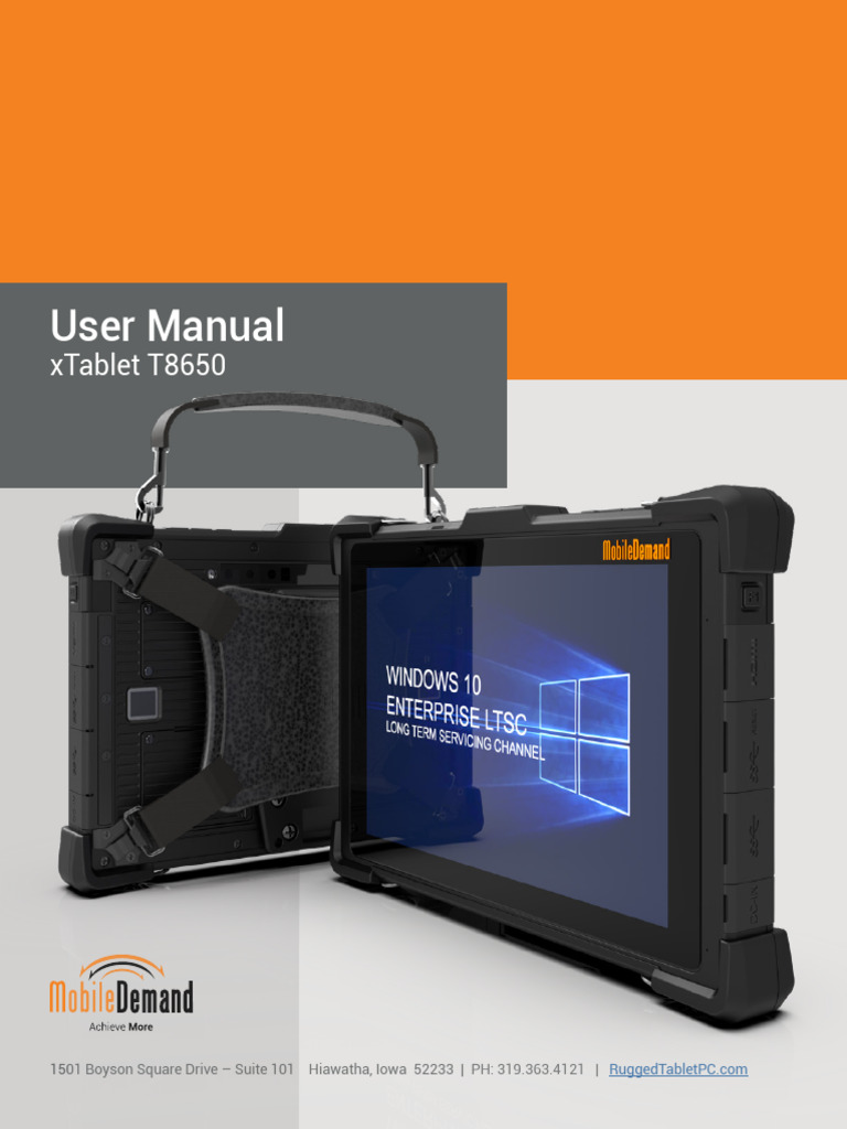 xTablet T8650 User Manual Guide | PDF | Electromagnetic Interference ...