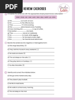 Grade 8 English Grammar 80 Questions Worksheet With Answers | PDF ...