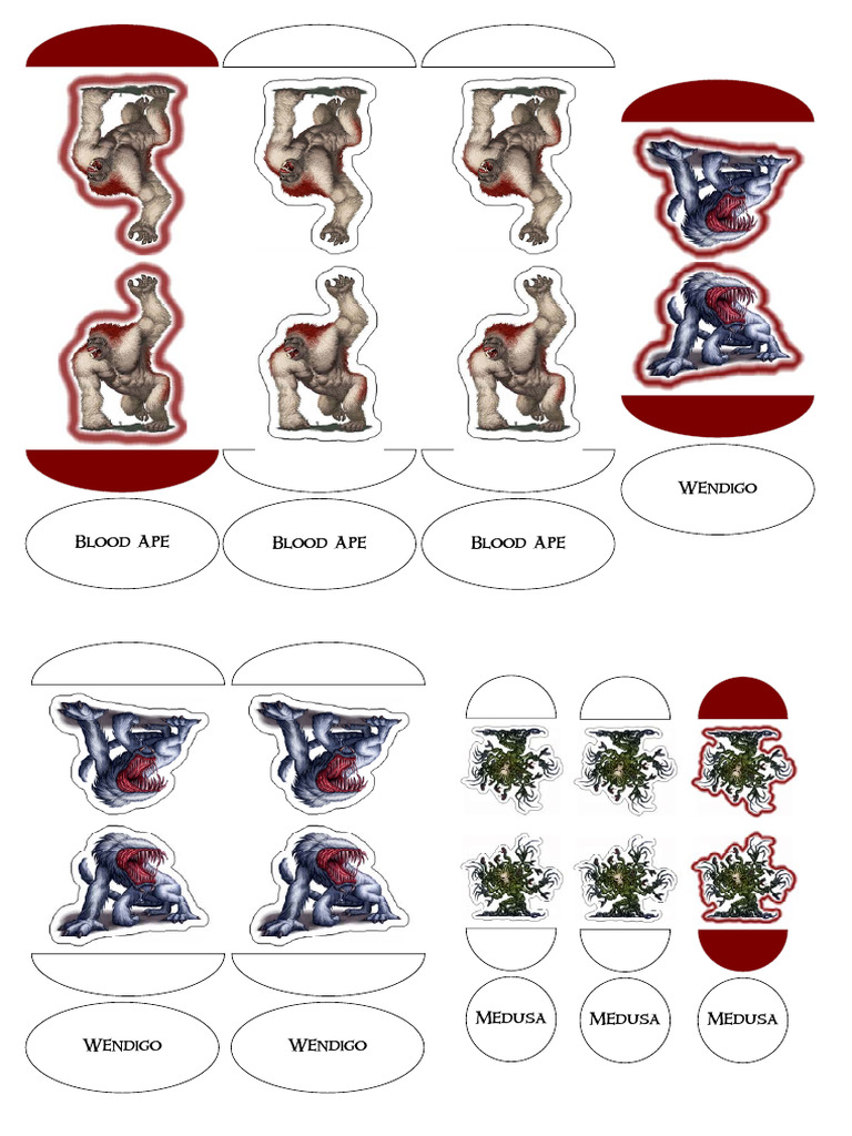 Descent 2nd Edtion Conversion Kit Monsters 1 | PDF