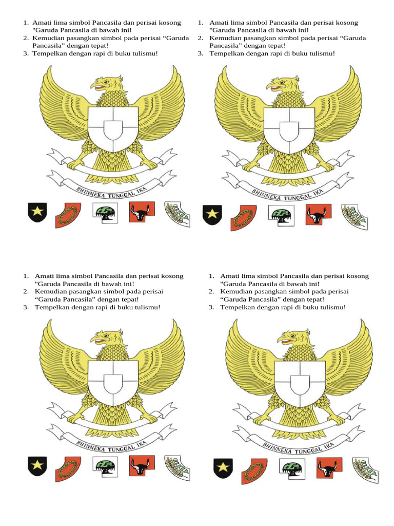 Simbol Pancasila dan Garuda Pancasila | PDF