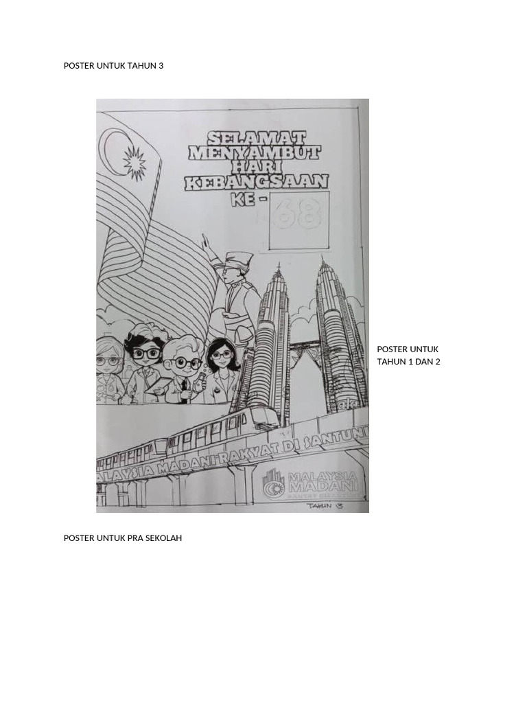 Pertandingan Merdeka Poster | PDF