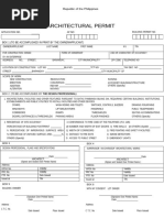 Architectural Permit: Office of The Building Official | PDF