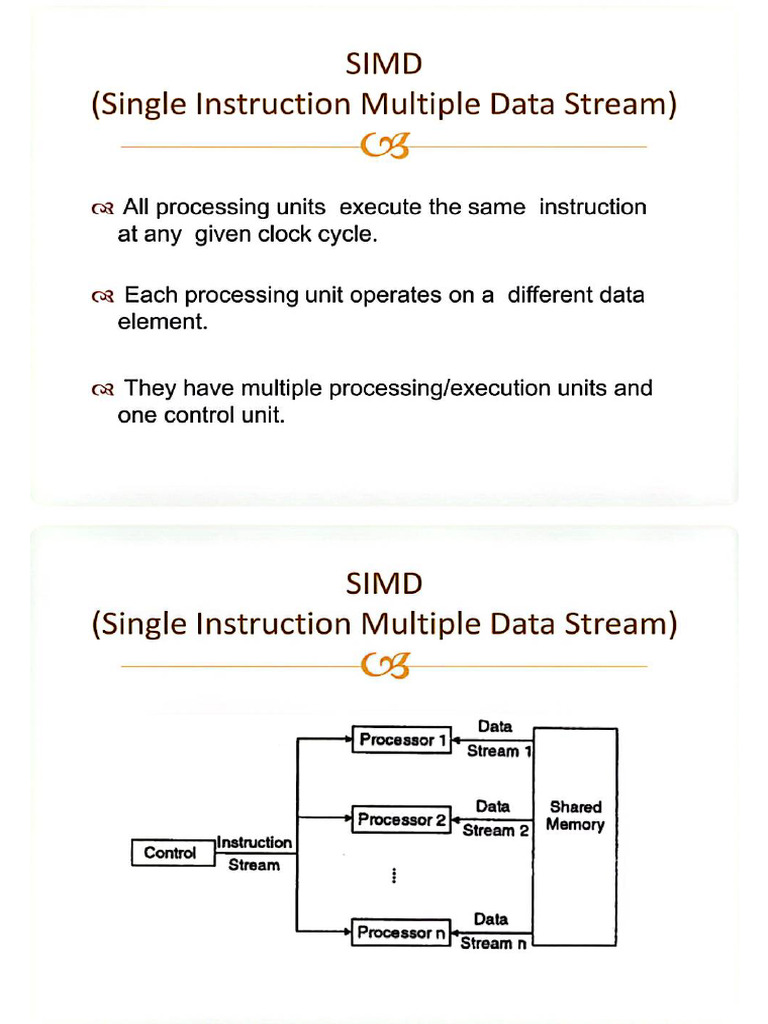 Sisd and Mimd Explanation | PDF