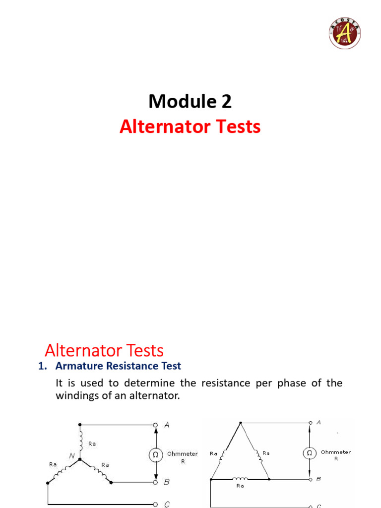 02 - The Alternator Under Test | PDF | Electrical Impedance | Voltage