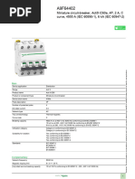 Product Data Sheet: Acti9 iC60N 1P 6A C Miniature Circuit Breaker | PDF ...