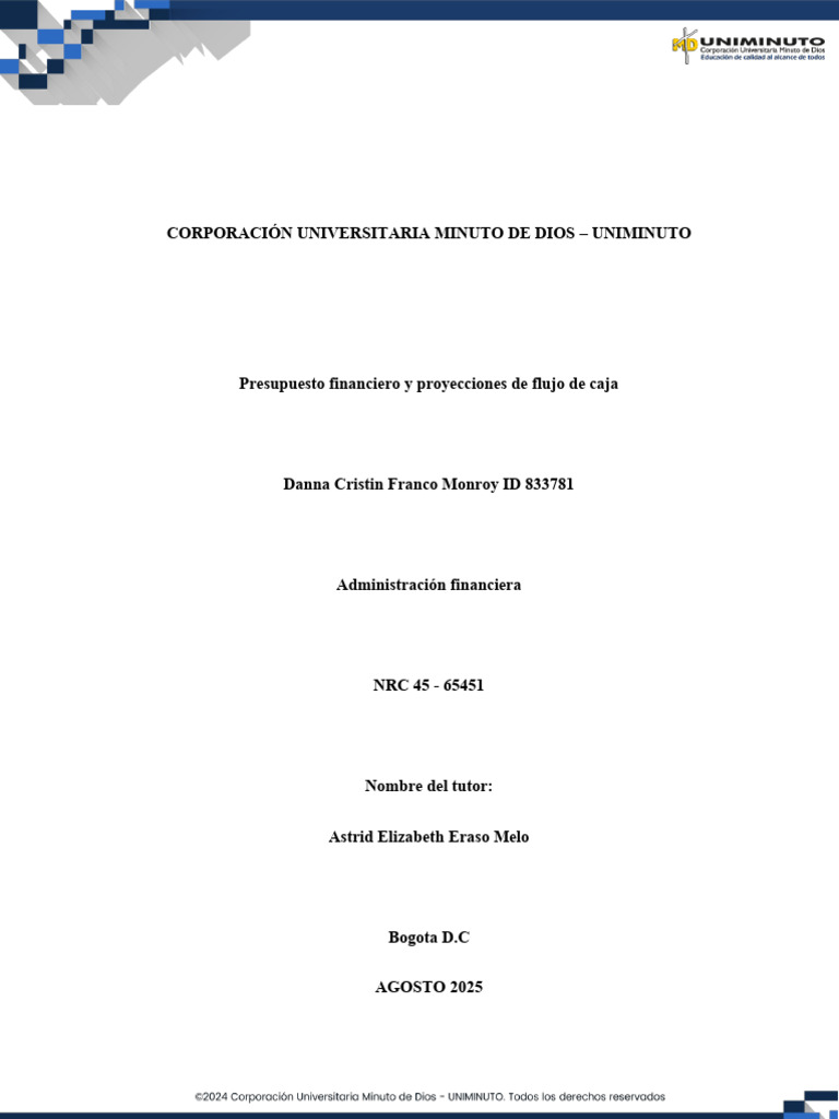 Anexo - entregable informe 3 | PDF | Presupuesto | Business