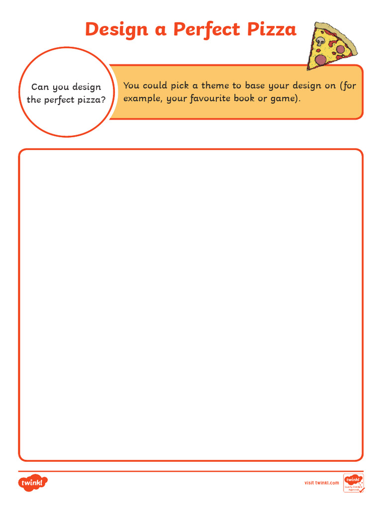 Design A Perfect Pizza Work Sheet | PDF