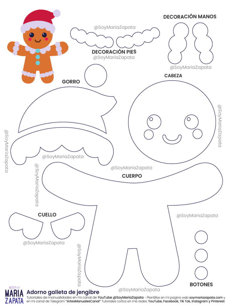 Adorno de Galleta de Jengibre | PDF