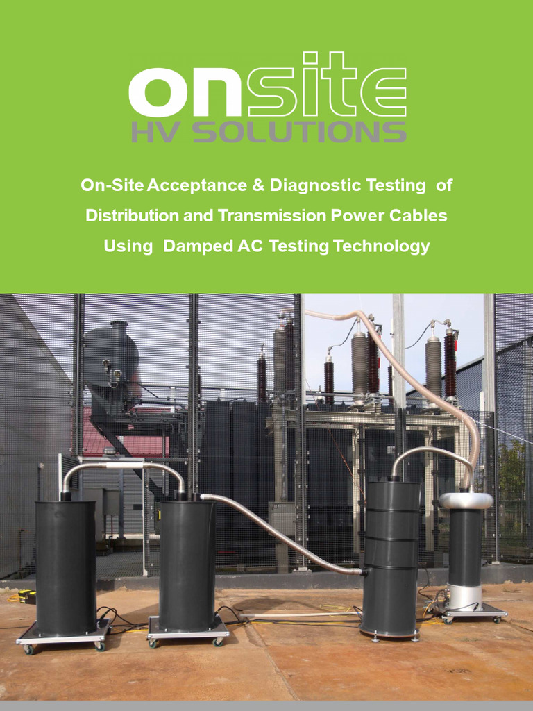 On Site Acceptance Diagnostic Testing of Power Cables 003 | PDF ...
