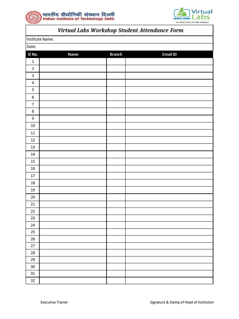 Student Attendace Sheet | PDF