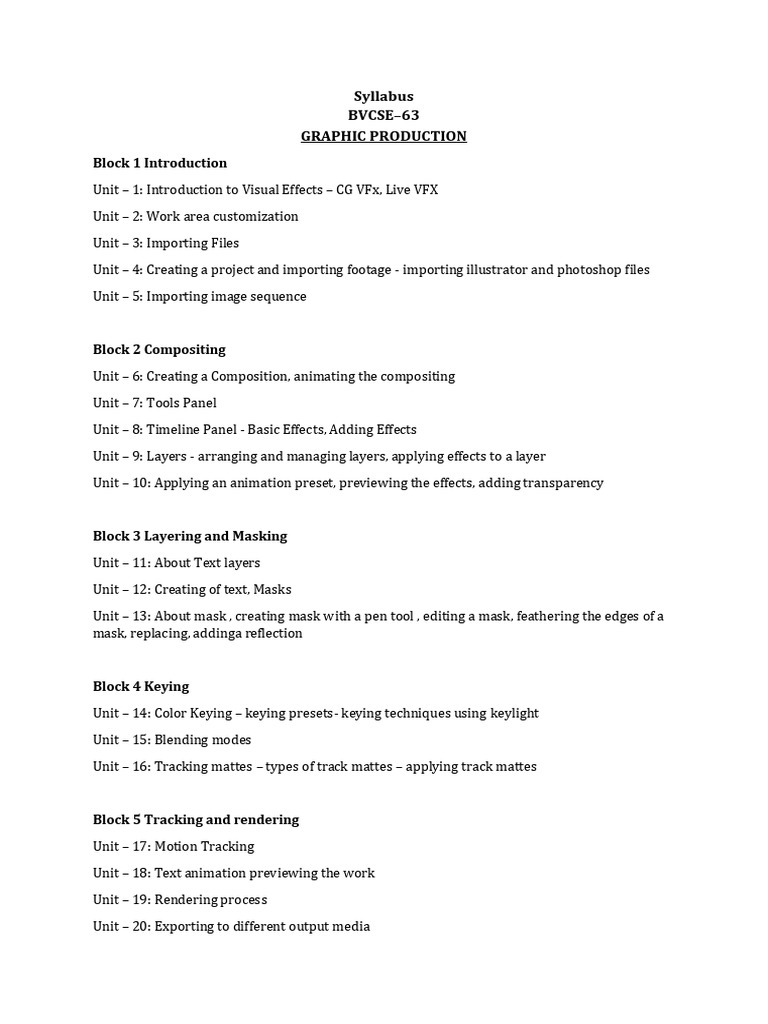 Graphic Production | PDF