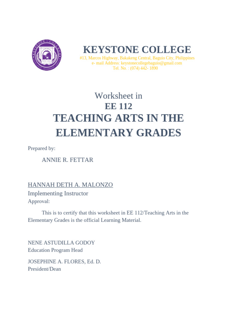 Art's Role in Child Development | PDF | Perception | Feeling