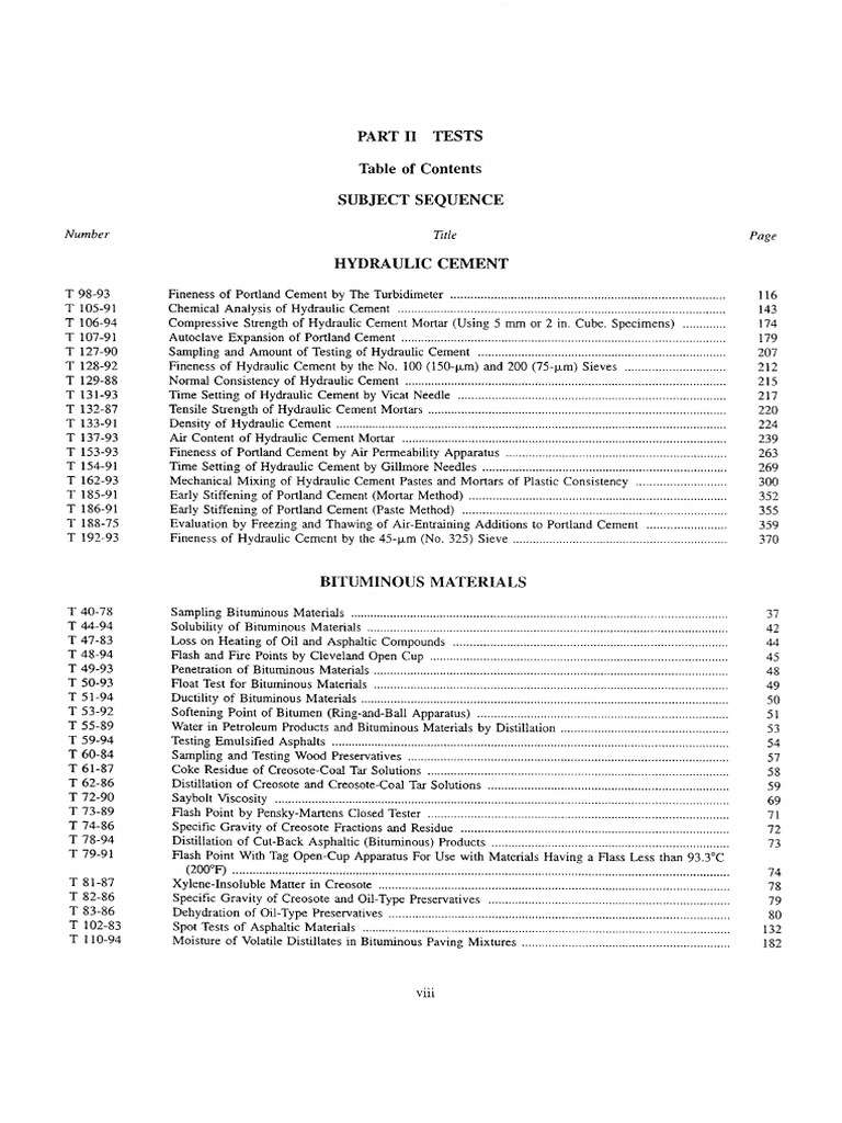 AASHTO Index (Part 2-Sub Sequence) | PDF