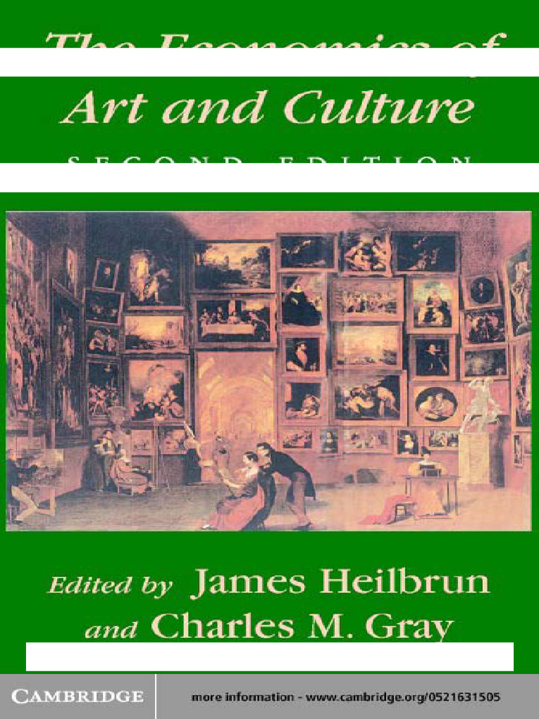 Economics of Art and Culture Insights | PDF | Supply (Economics) | Demand