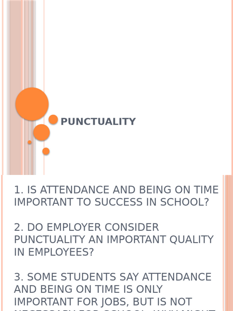 Punctuality | PDF