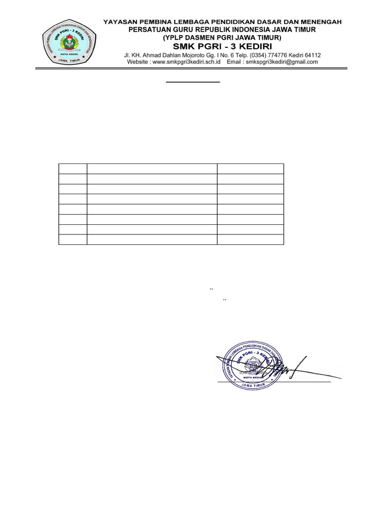 Surat Tugas GCC | PDF