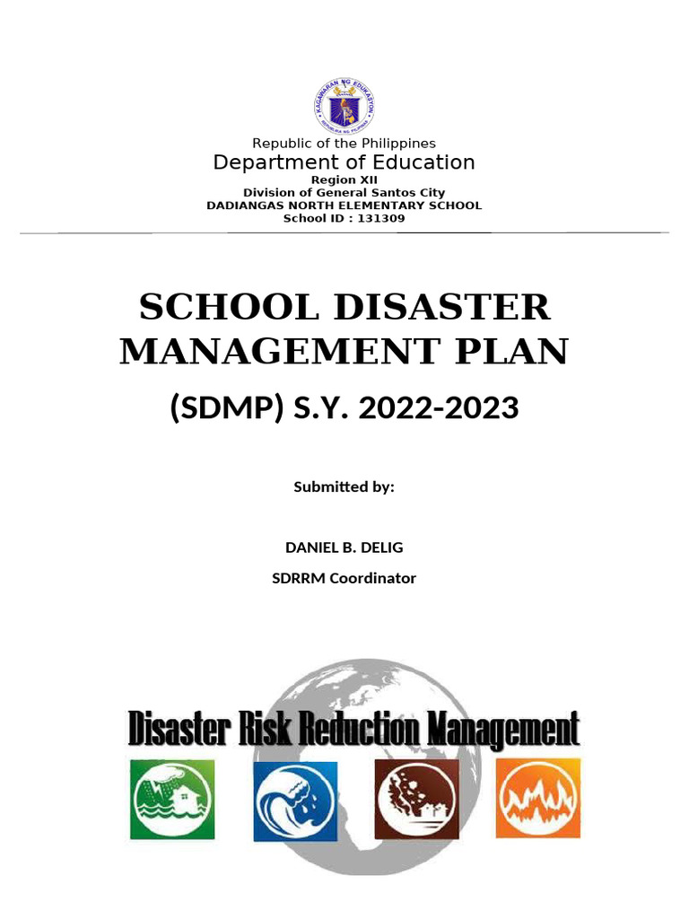 SDRRM Program Design S.Y. 2022 2023 | PDF | Disaster Risk Reduction | Emergency Management