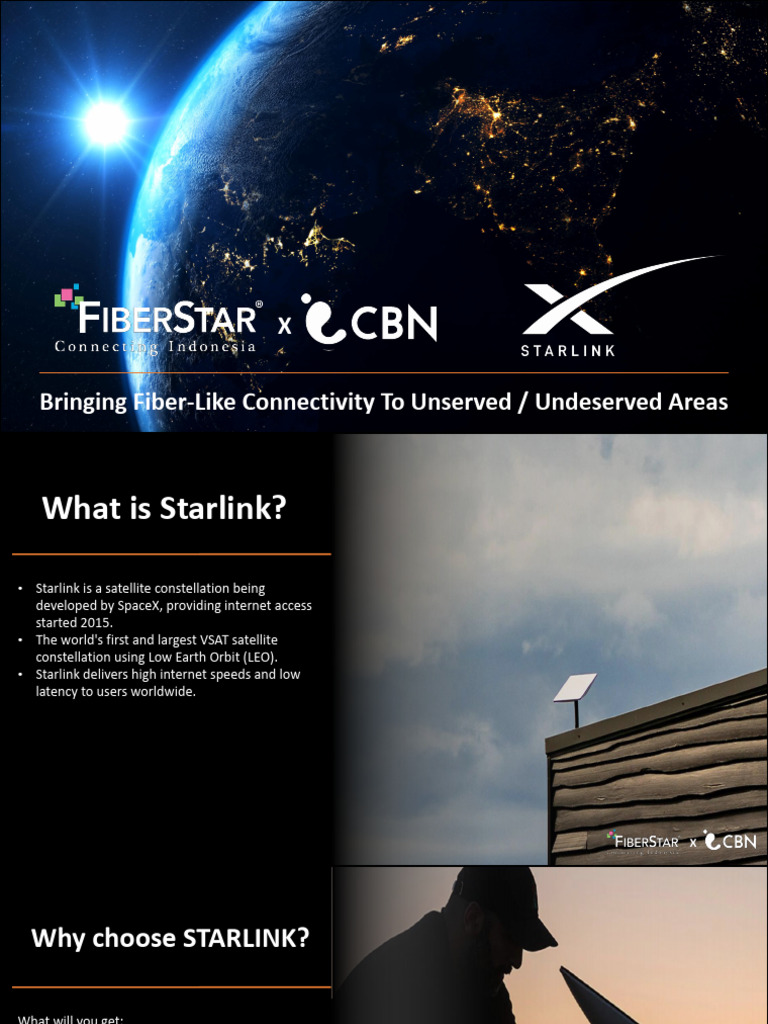 FiberStar X CBN - Starlink | PDF | Service Industries | Computing