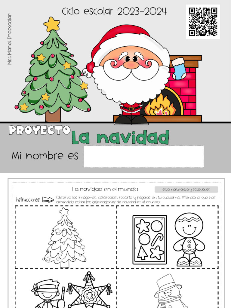 Hojas de Actividades LA NAVIDAD 2DO | PDF