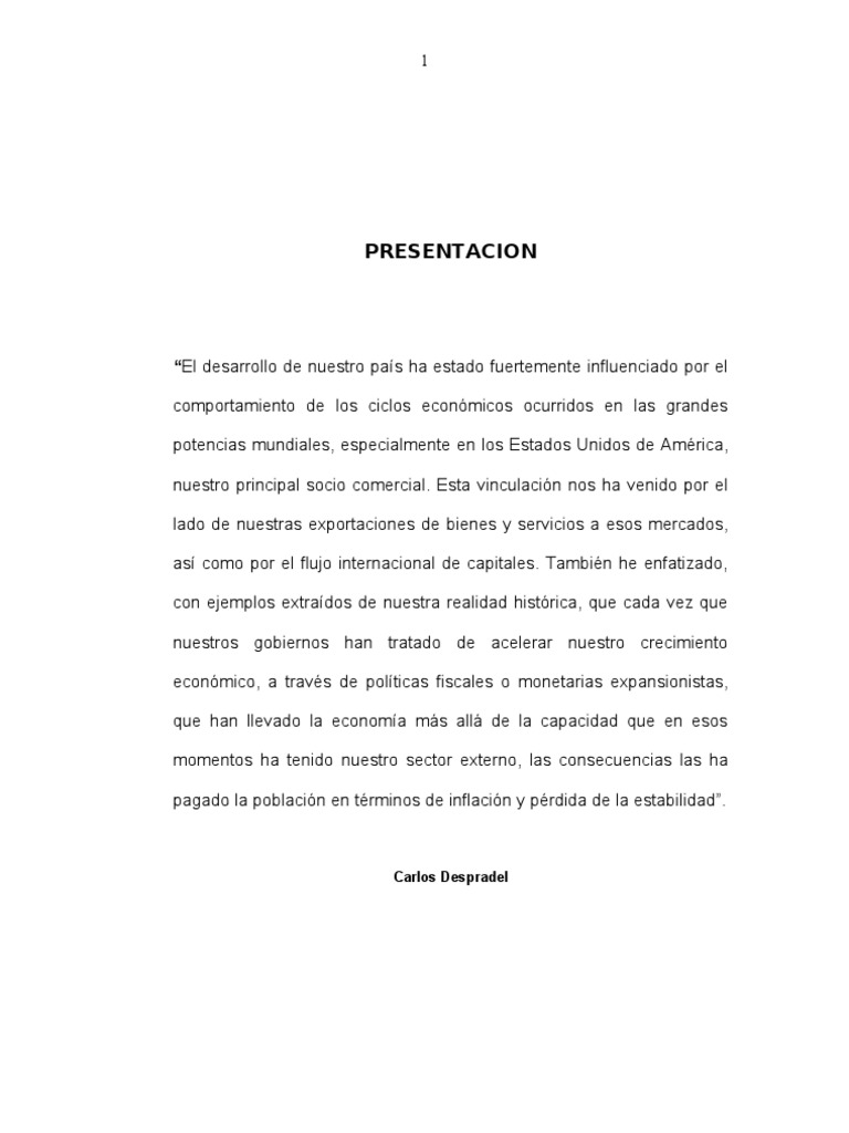 Impacto de la Globalización Neoliberal en RD | PDF | República ...