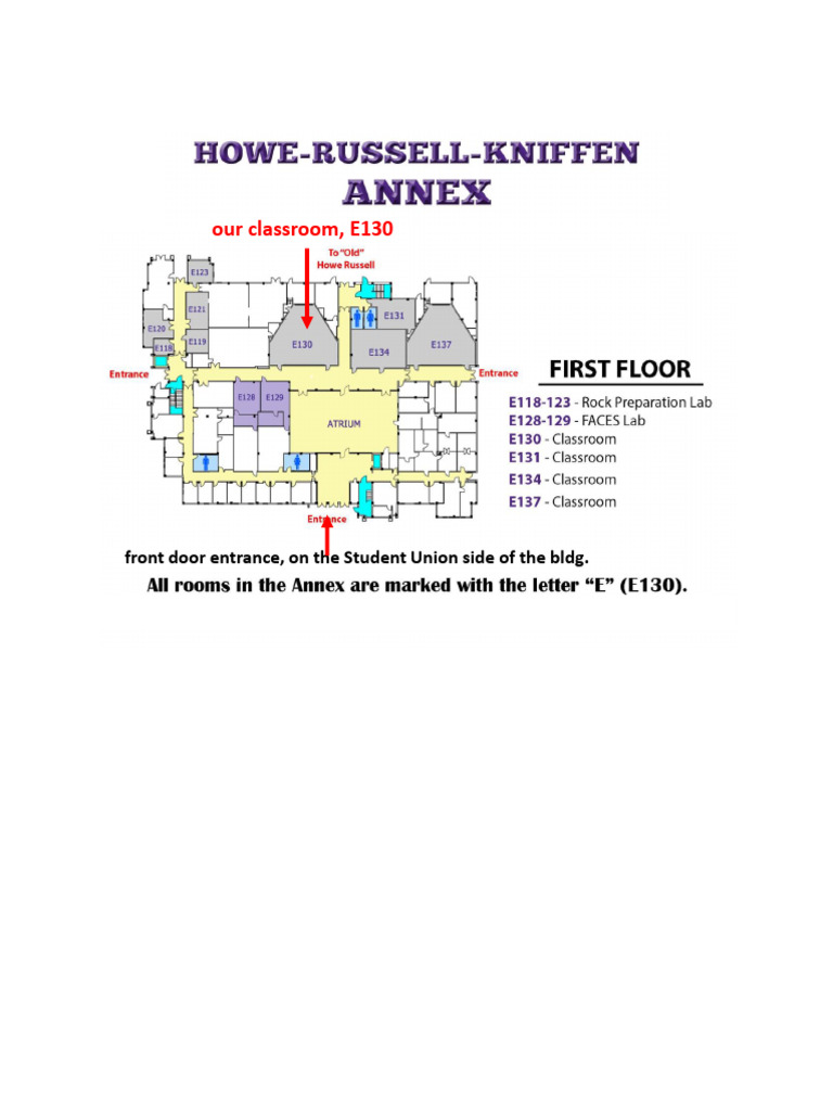 Map Showing E130 Howe-Russell-Kniffen | PDF