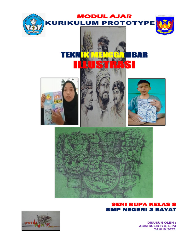 Modul Ajar Menggambar Ilustrasi SMP | PDF