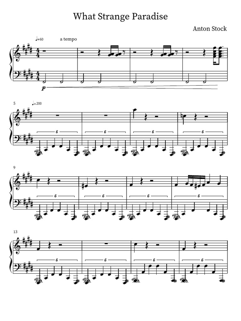 What Strange Paradise | PDF