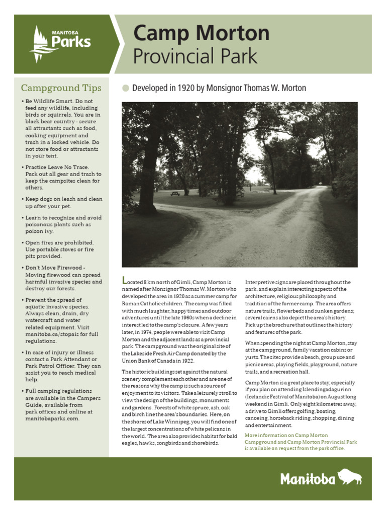 Camp Morton Campgrounds | PDF | Campsite | Camping