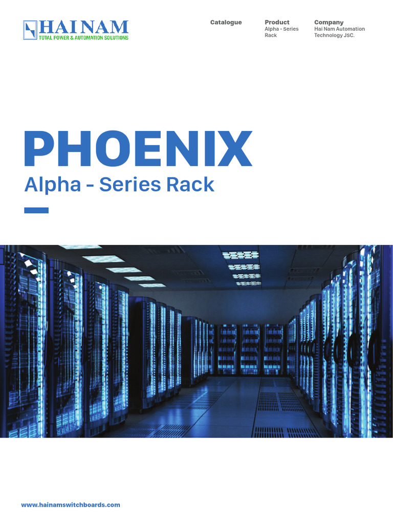 Phoenix Alpha-Series Rack Catalogue | PDF | Data Center | Equipment