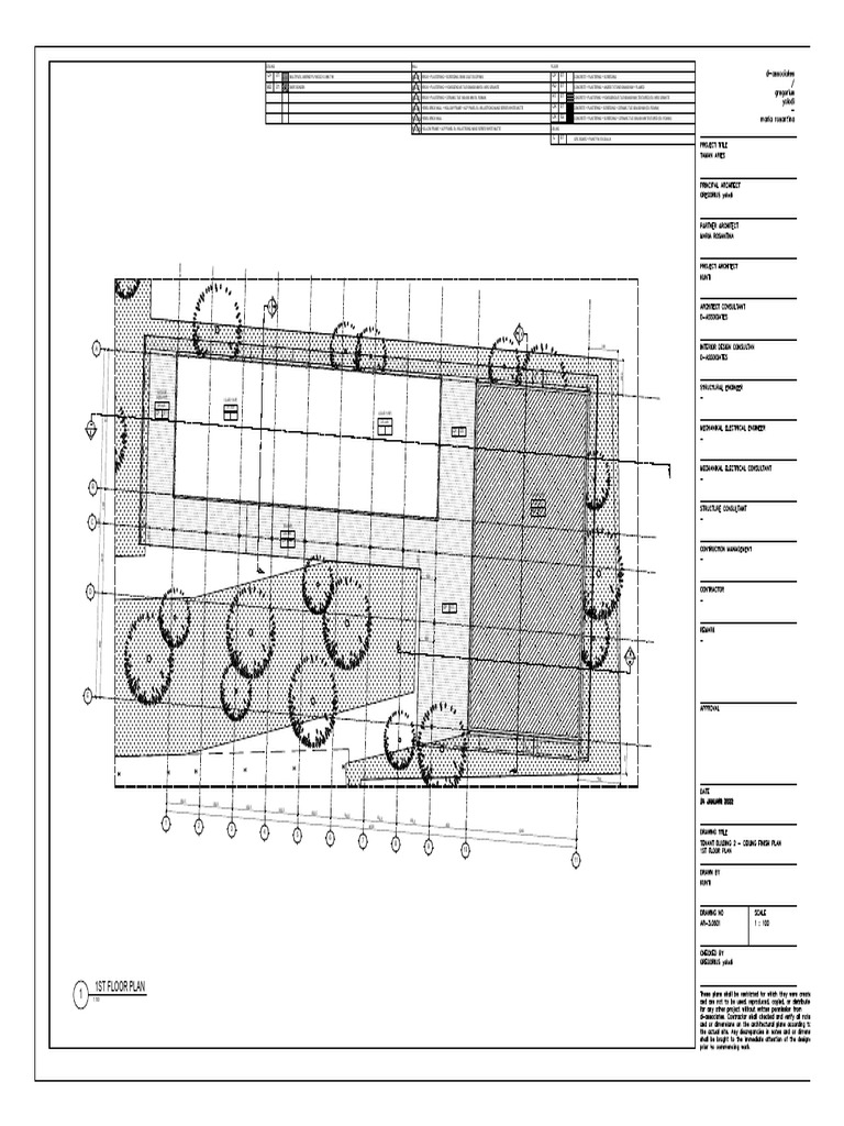 Ar-3.0601 - Tenant Building 2 - Ceiling Finish Plan-1 | PDF | Tile ...