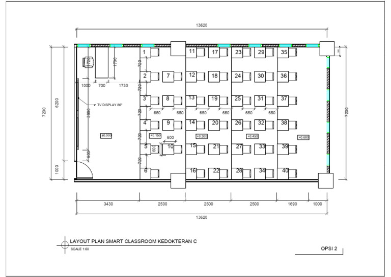 Layout Plan Smart Cllasroom LT 4 | PDF