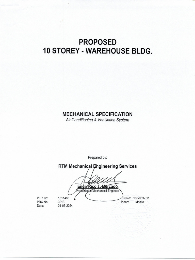 Mechanical Specification | PDF
