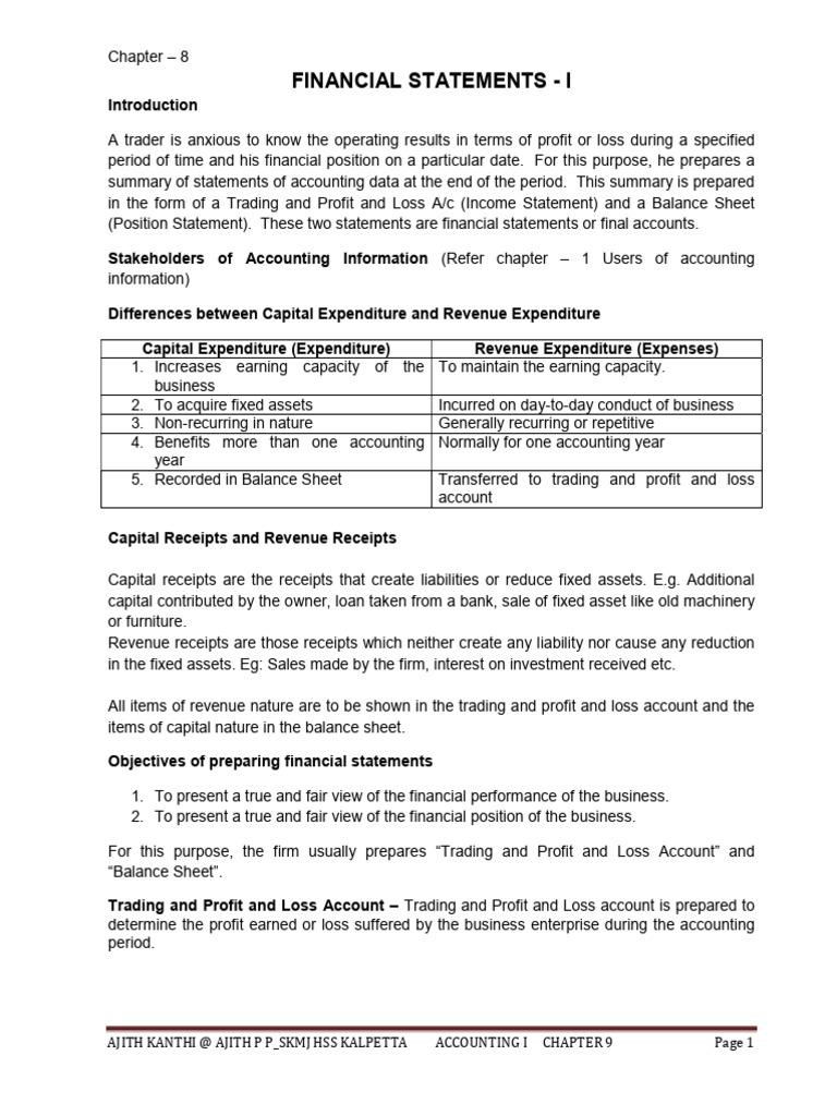 Understanding Financial Statements in Accounting | PDF | Expense ...