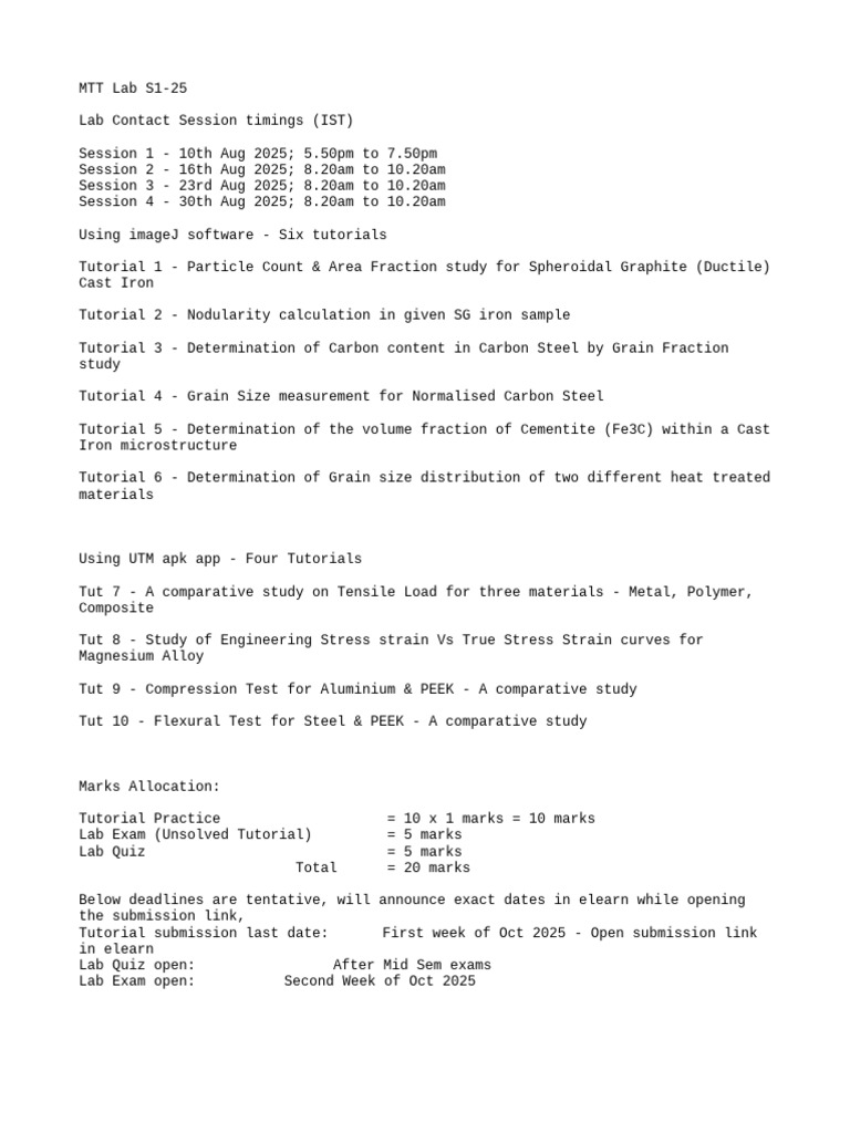 Lab Plan | PDF