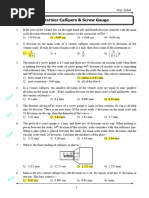Least Count of Measuring Instruments | PDF