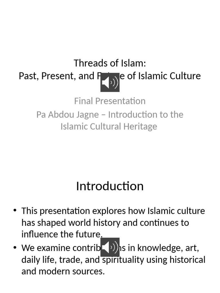 Islamic Culture: Past, Present, Future | PDF | Al Andalus | Knowledge