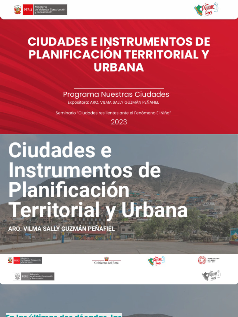Ciudades e Instrumentos de Planificación Territorial y Urbana. Sally ...